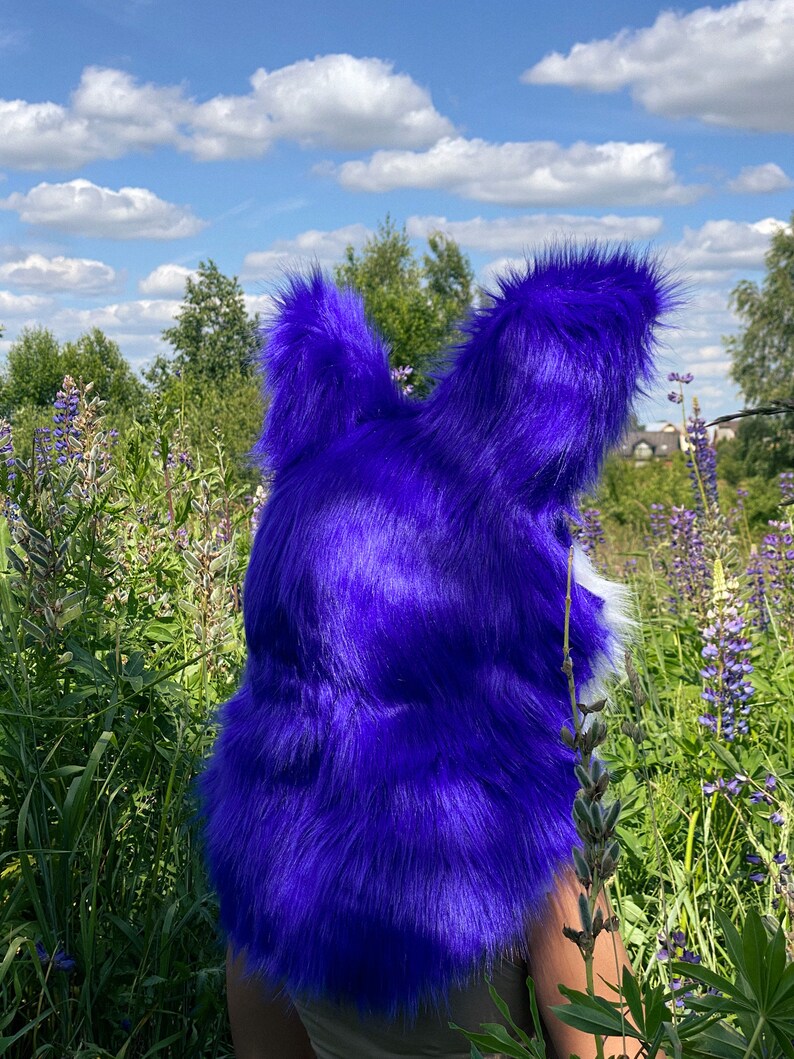 Fursuit Head Premade Kemono Fox Wolf Furry Fursuit Mini Partial Cosplay Paws Handmade Japanese ...