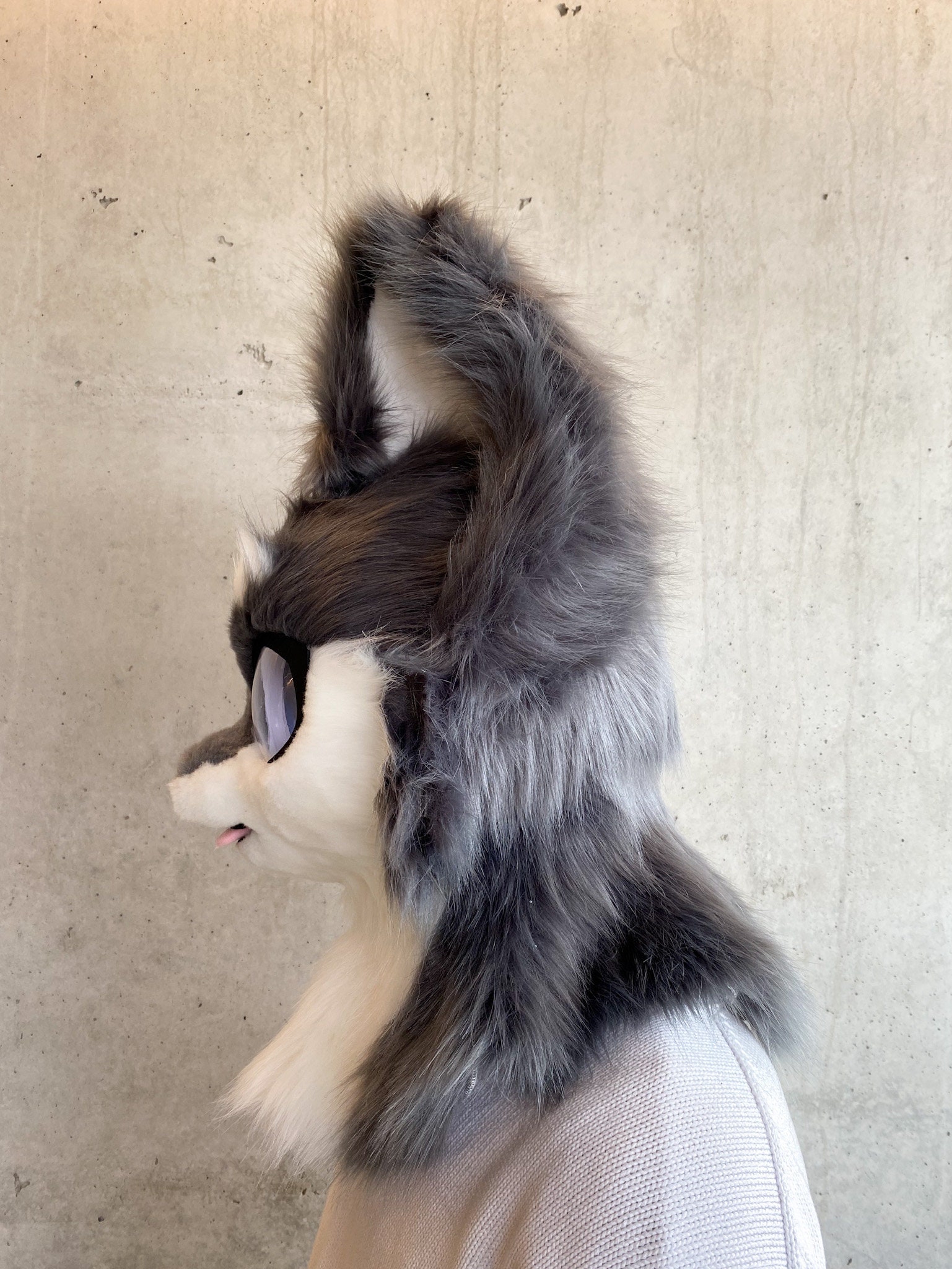 Fursuit Head Premade Japanese Dog Furry/ Partial Fursuit Cosplay Kig ...