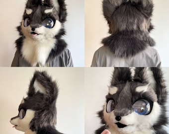 Fursuit Head Japanese Premade Kitsune Fox Furry/ One of the Kind ...
