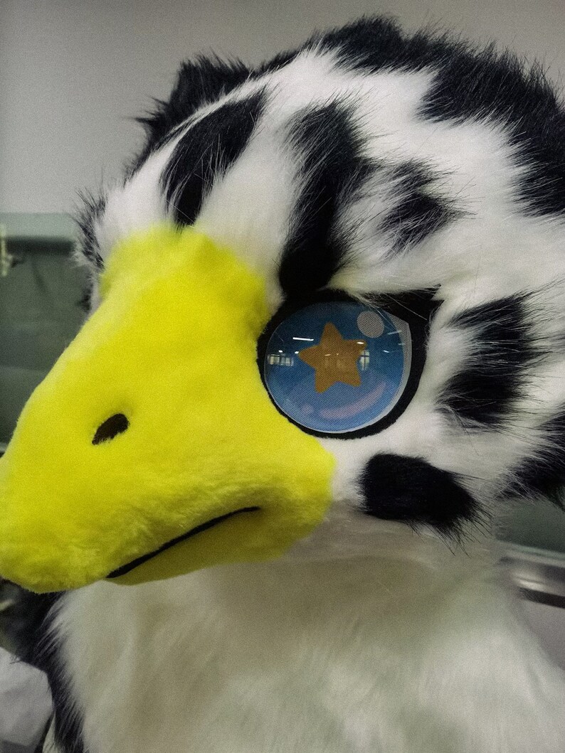Fursuit Bird Head Premade Japanese Kemono Bird Furry Mini Partial ...