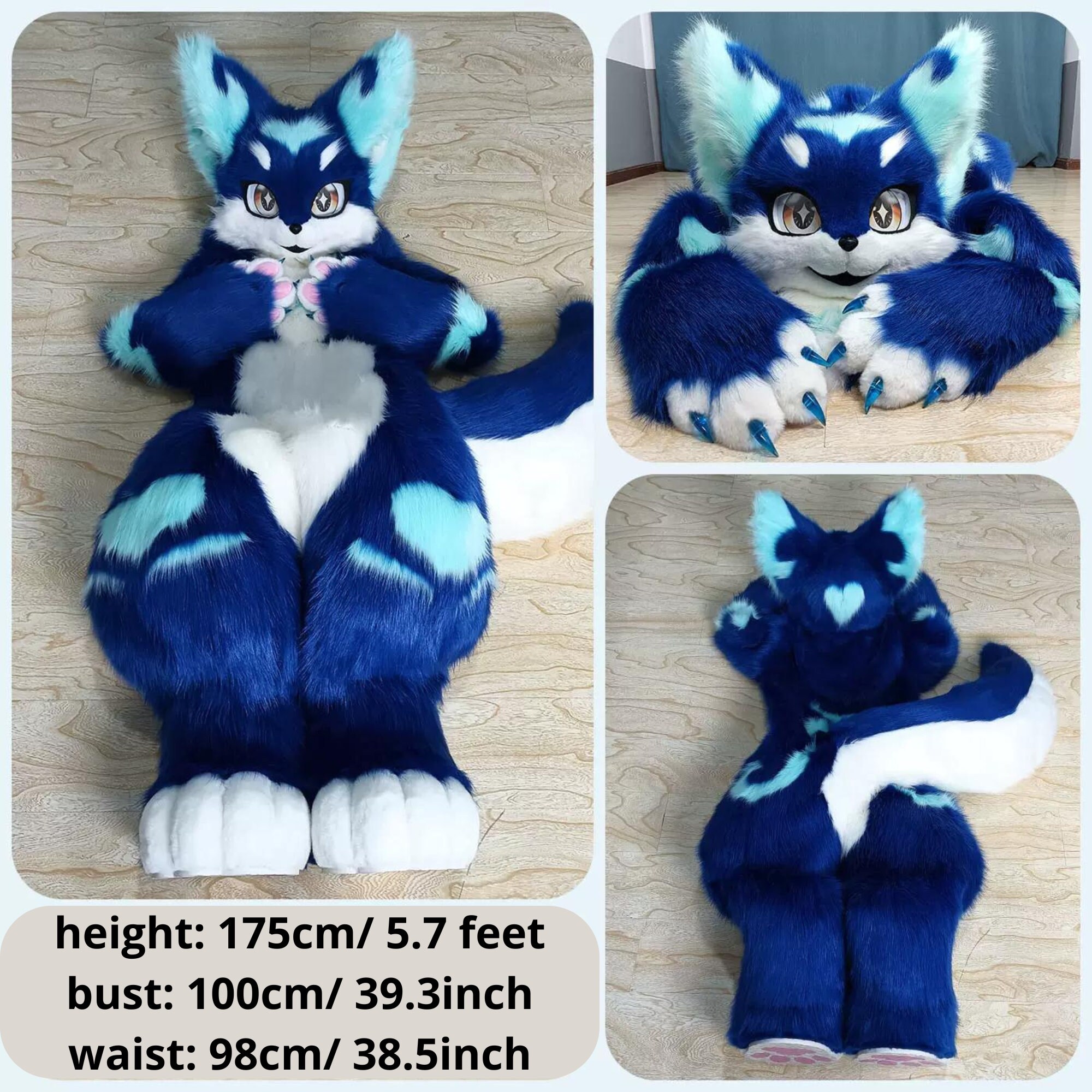 Japanese Kemono Full Fursuit/ Feline Canine Kig Animal Furry Costume ...