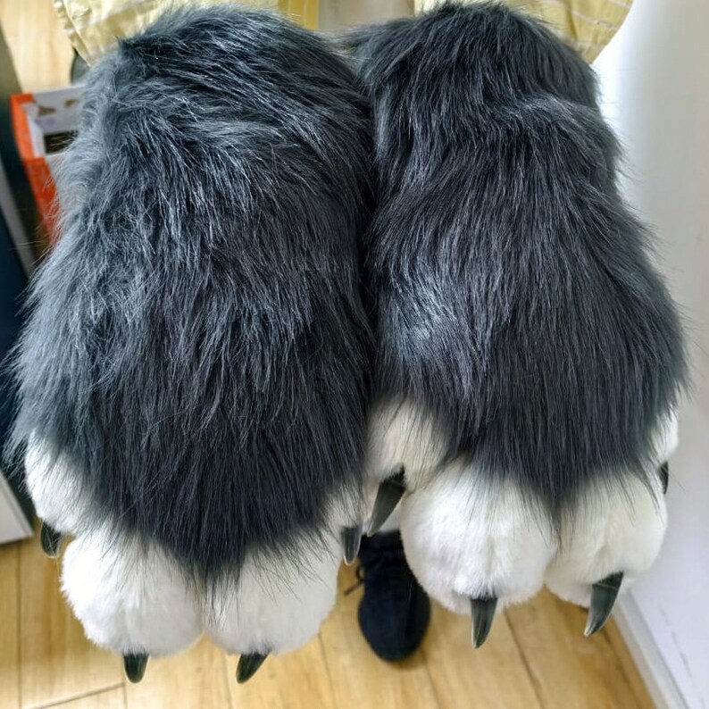 Fursuit Japanese Dog Wolf Furry/ Frusuit Mini Partial Cosplay Paws ...