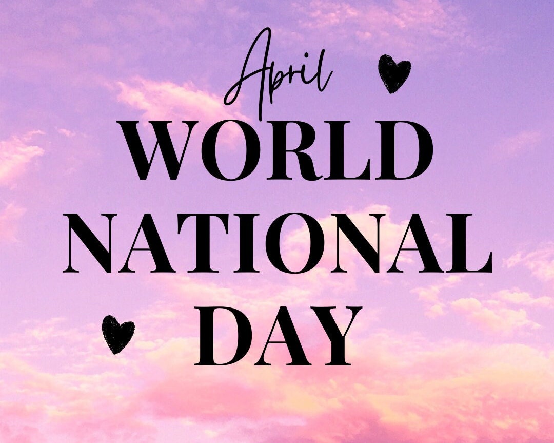WORLD NATIONAL DAY - April - Etsy
