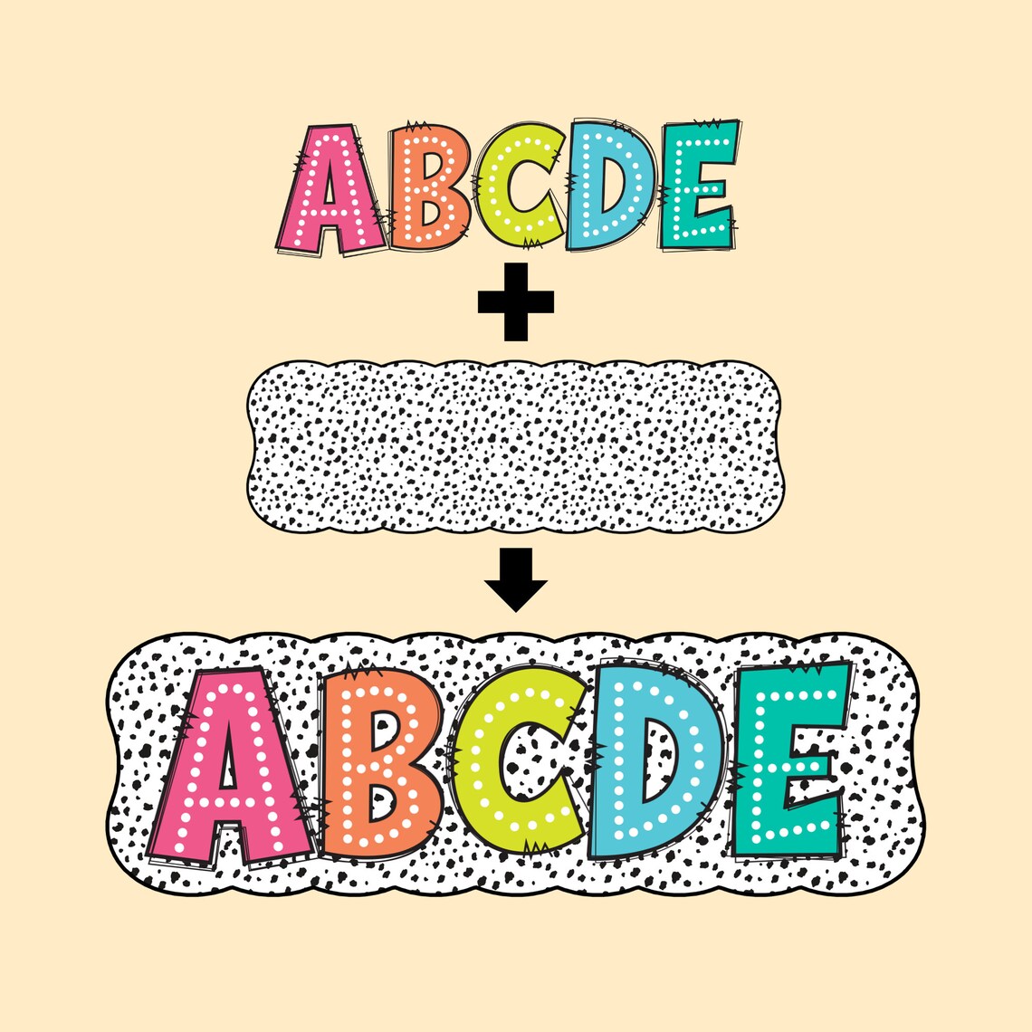 Dot Dalmatian Alphabet With Background Png, Custom Dalmatian Dot, 21 ...