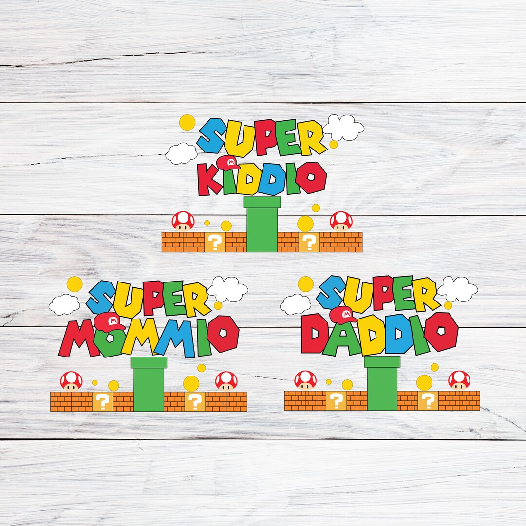 Super Daddio Svg Png, Super Mommio Svg, Super Kiddio Svg, Super Daddio ...