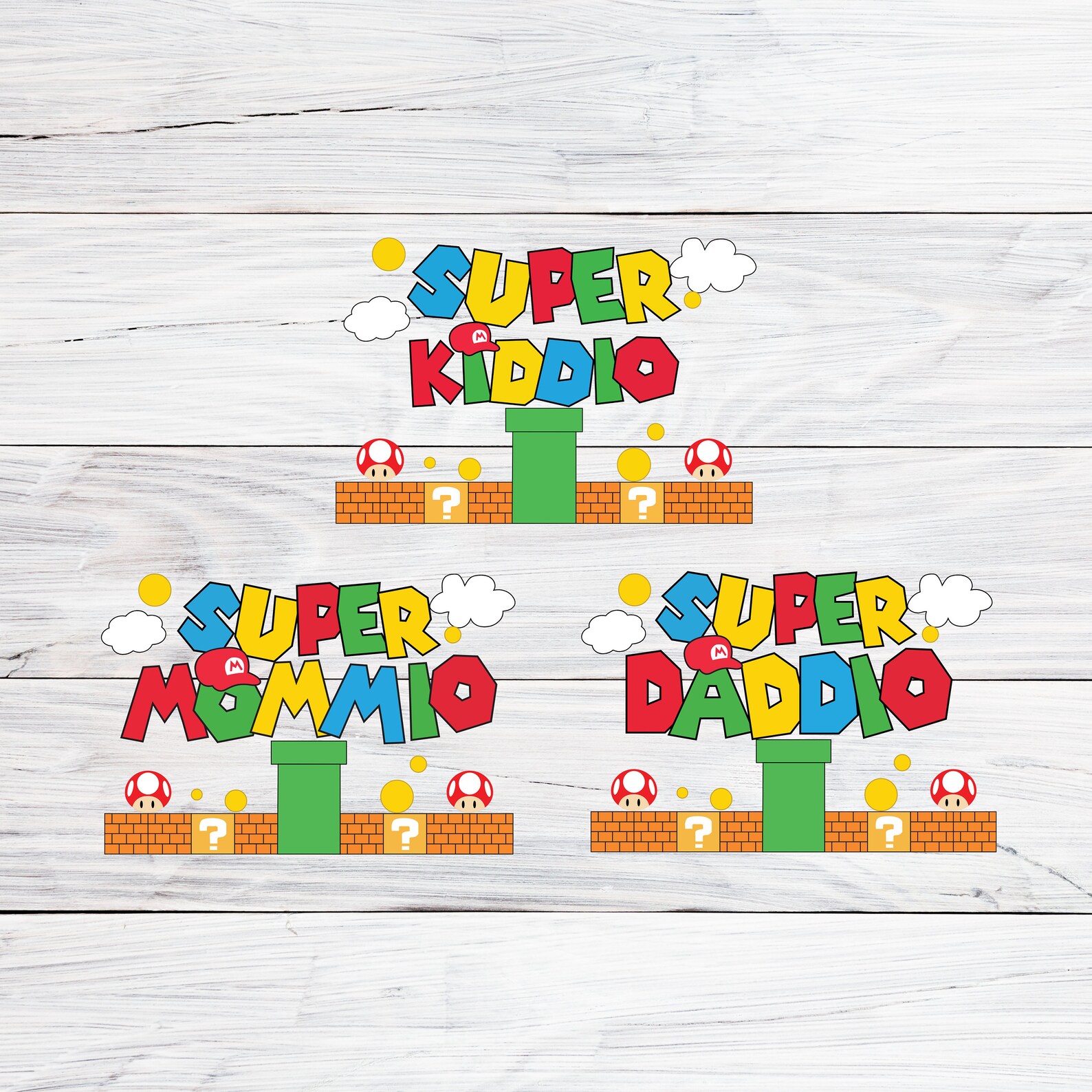 Super Daddio Svg Png, Super Mommio Svg, Super Kiddio Svg, Super Daddio ...