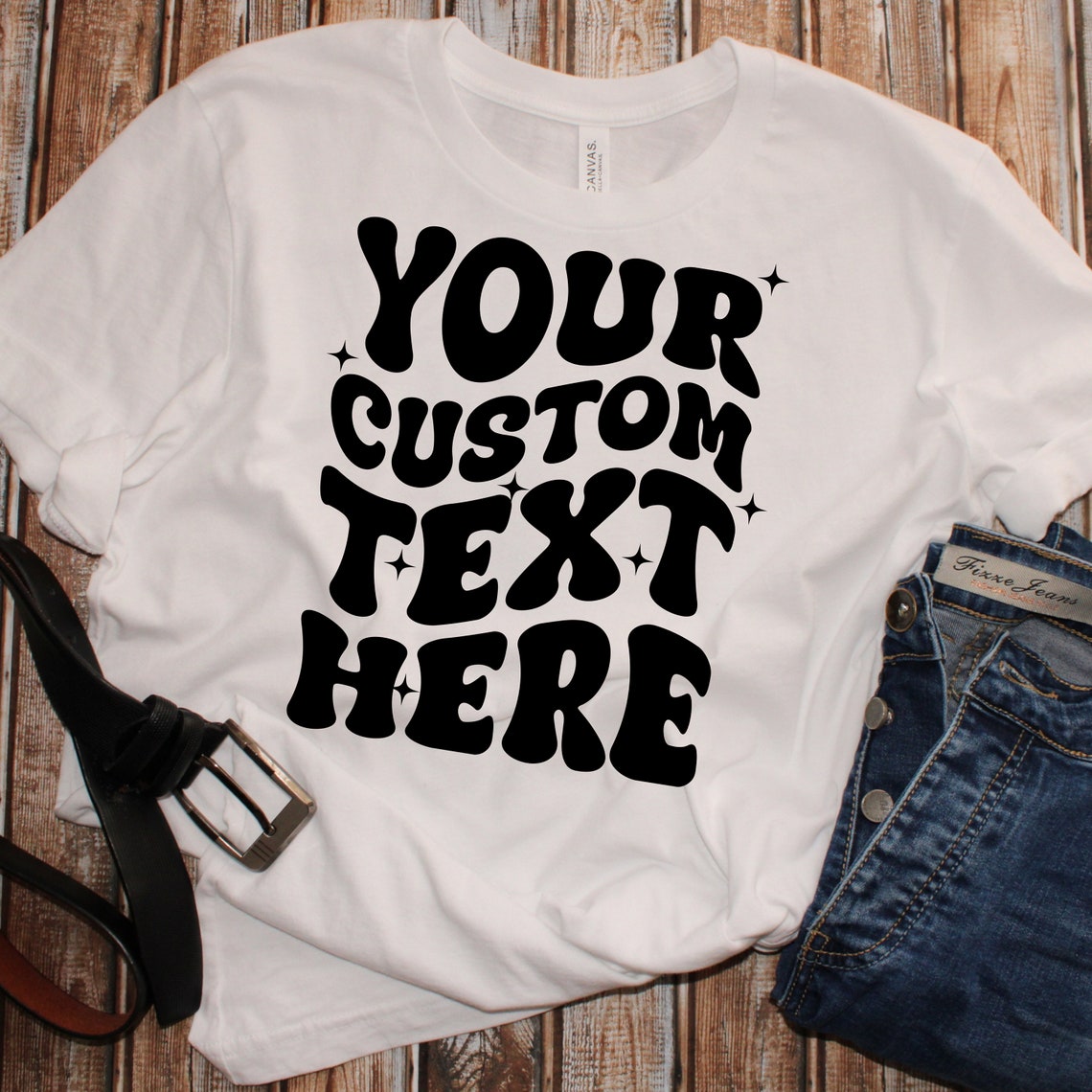 Custom Wavy Stacked Svg Png, Custom Wavy Text Svg, Personalized Text ...