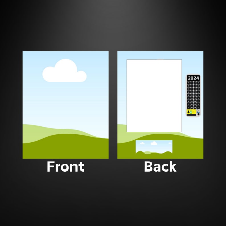 Vending Machine Template 8x10 12x16 16x20 Blank Template Payment Panel ...