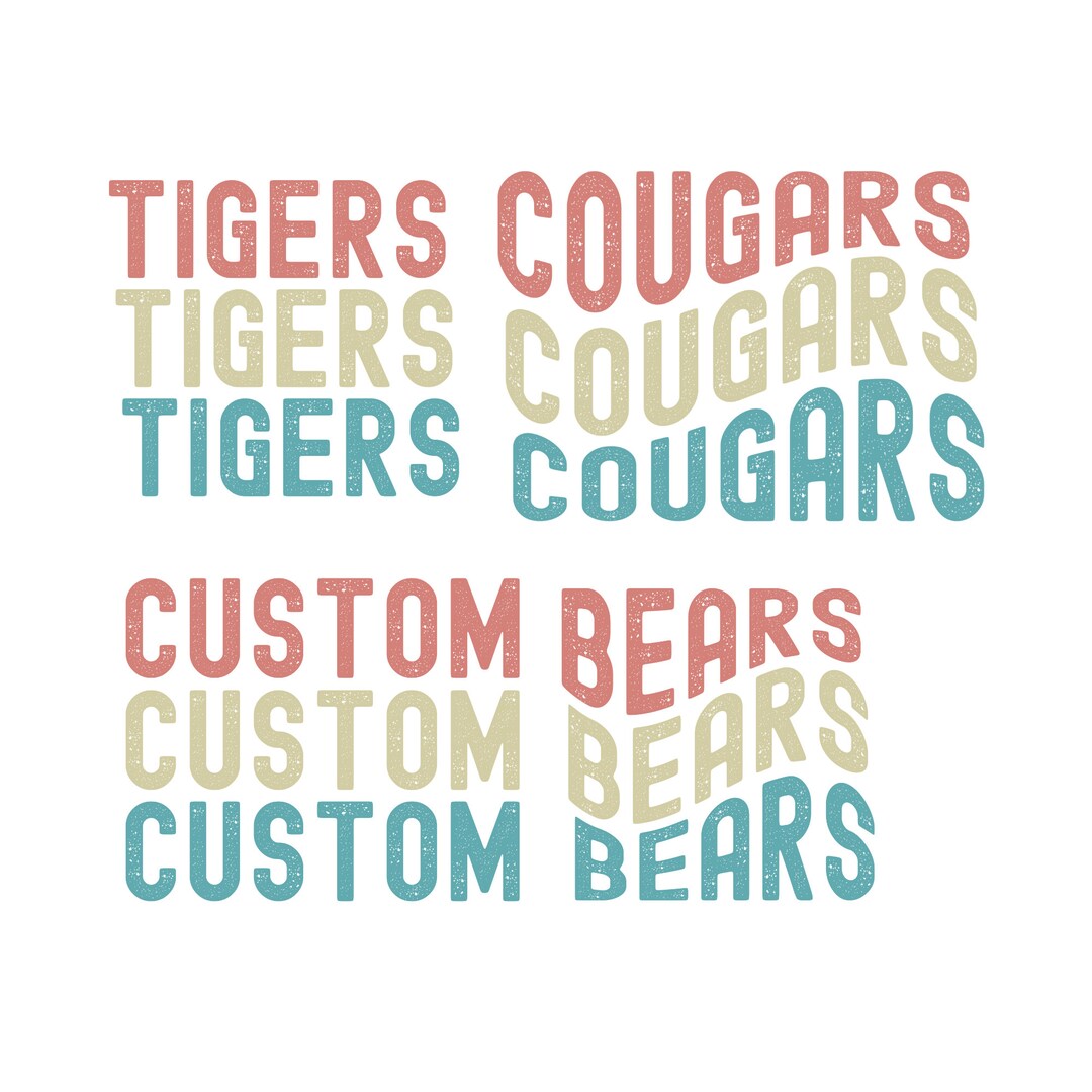 Custom Mascot Shirt SVG PNG, Custom Team Name Svg, Custom Cut File ...