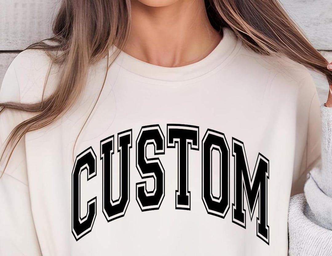 Custom Varsity Svg Png, Custom College Font Svg, Customized Design ...