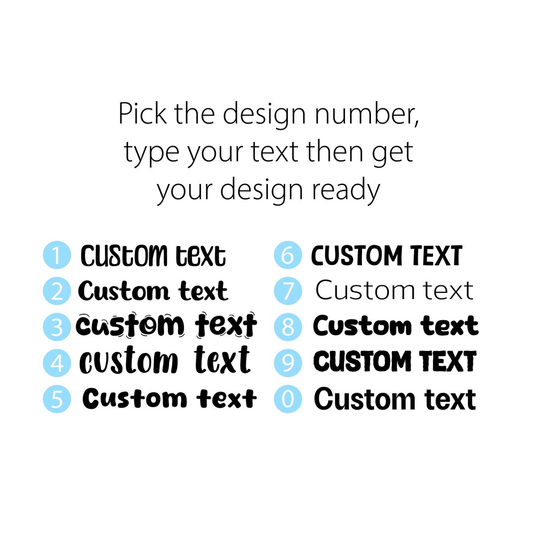Custom Text PNG, Custom Design, Font PNG, Digital Download Png ...