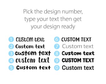 Custom Text PNG, Custom Design, Font PNG, Trendy Custom Text PNG ...