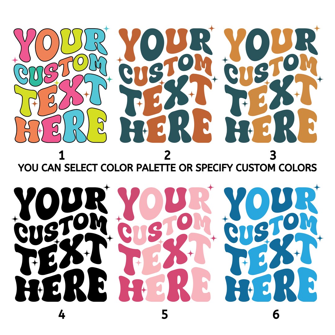 Custom Wavy Text Svg, Custom Wavy Letters Svg, Custom Wavy Font Svg ...