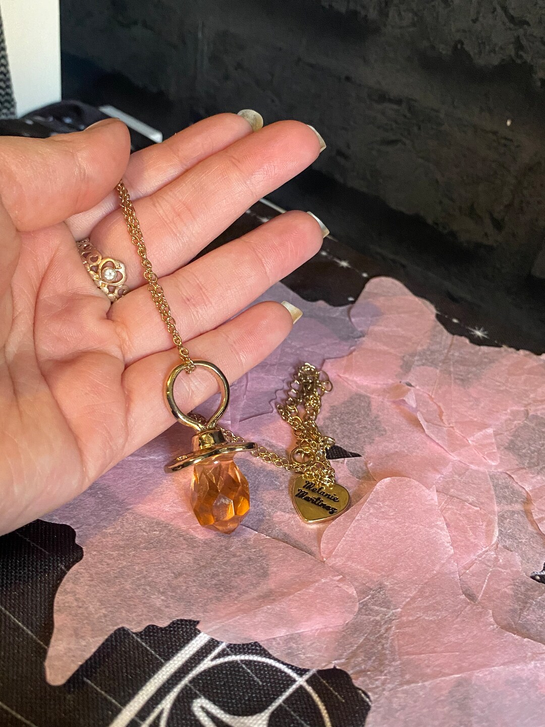 Melanie Martinez Crybaby Pacifier Necklace - Etsy