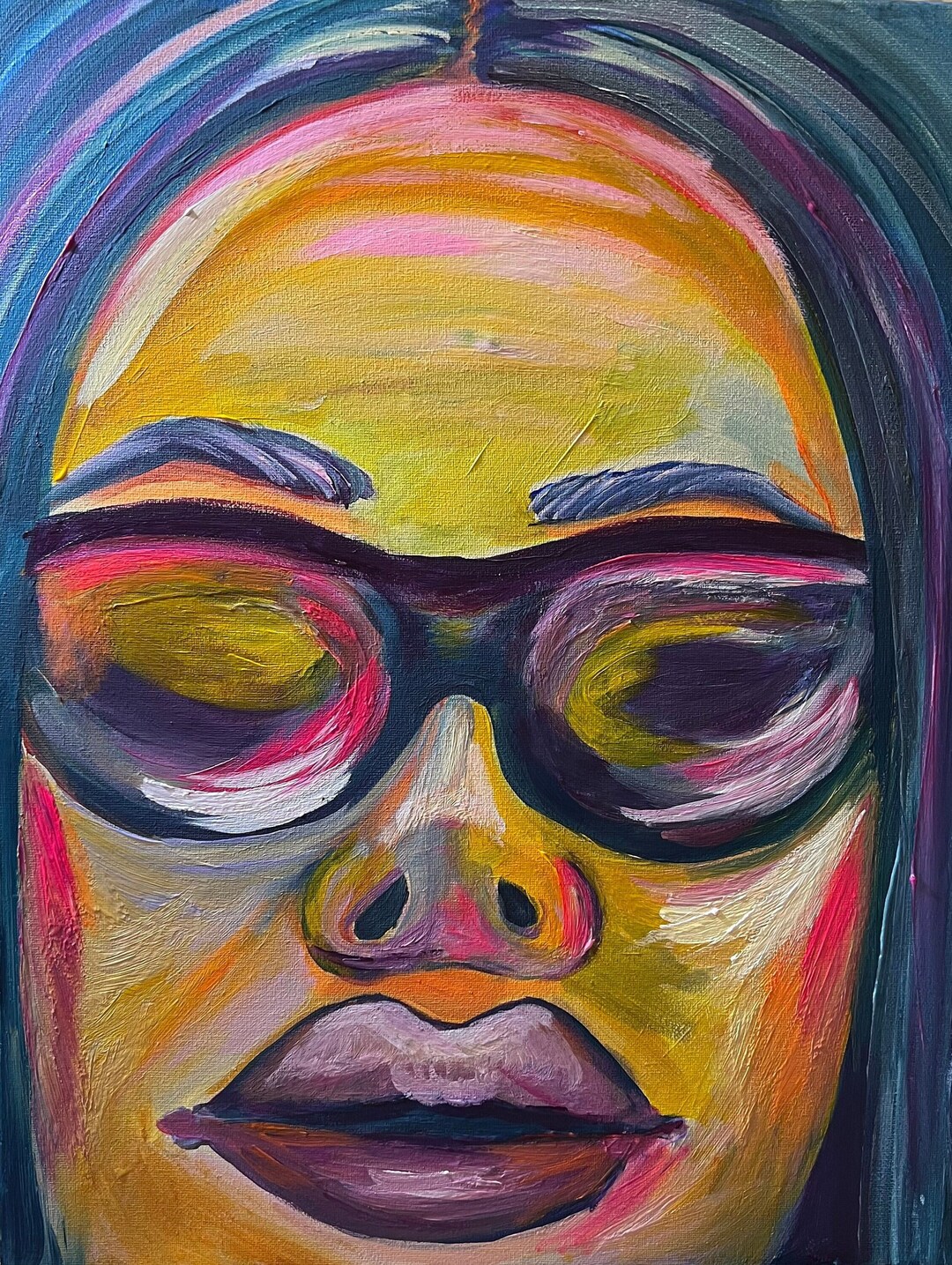 Portrait of the Filter Girl - Etsy