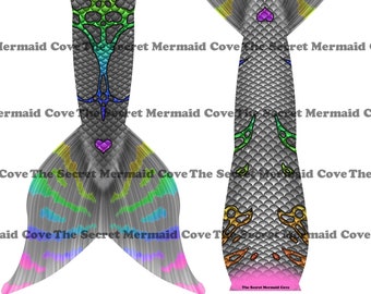 DIY Your Mermaid Tail, Fantasea Fin 3, Deep Water, Size M - Etsy