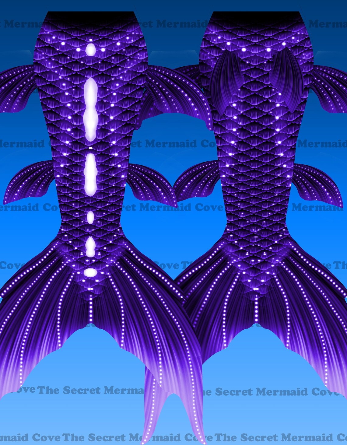 DIY Your Mermaid Tail, Fantasea Fin 3, Deep Water, Size S - Etsy