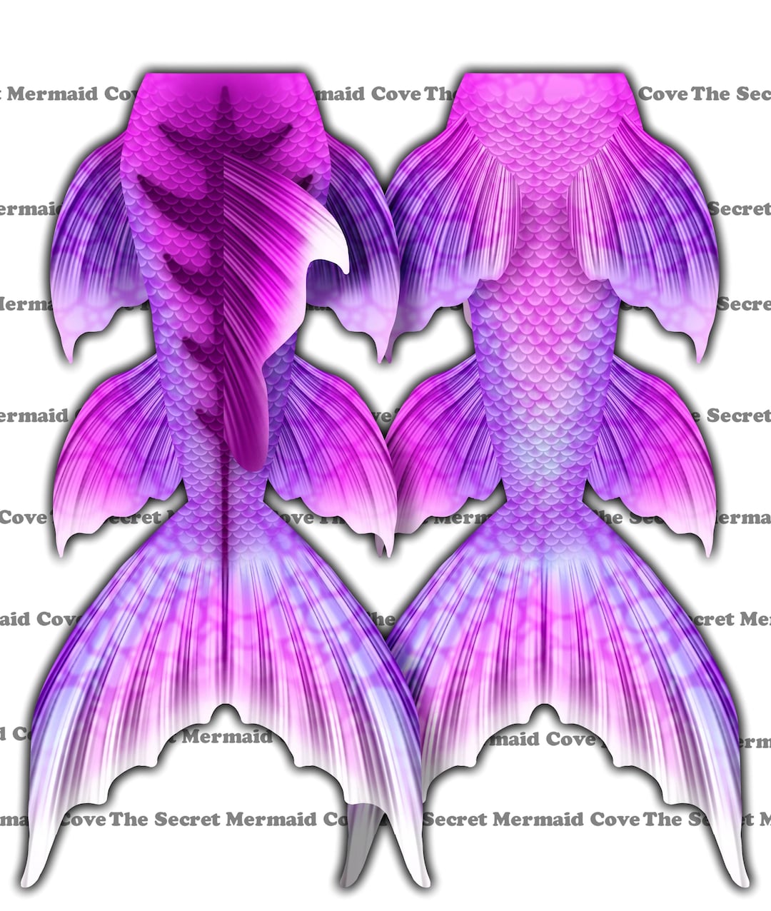DIY Your Mermaid Tail, Extended Fluke, Eternal Princess, Size S - Etsy