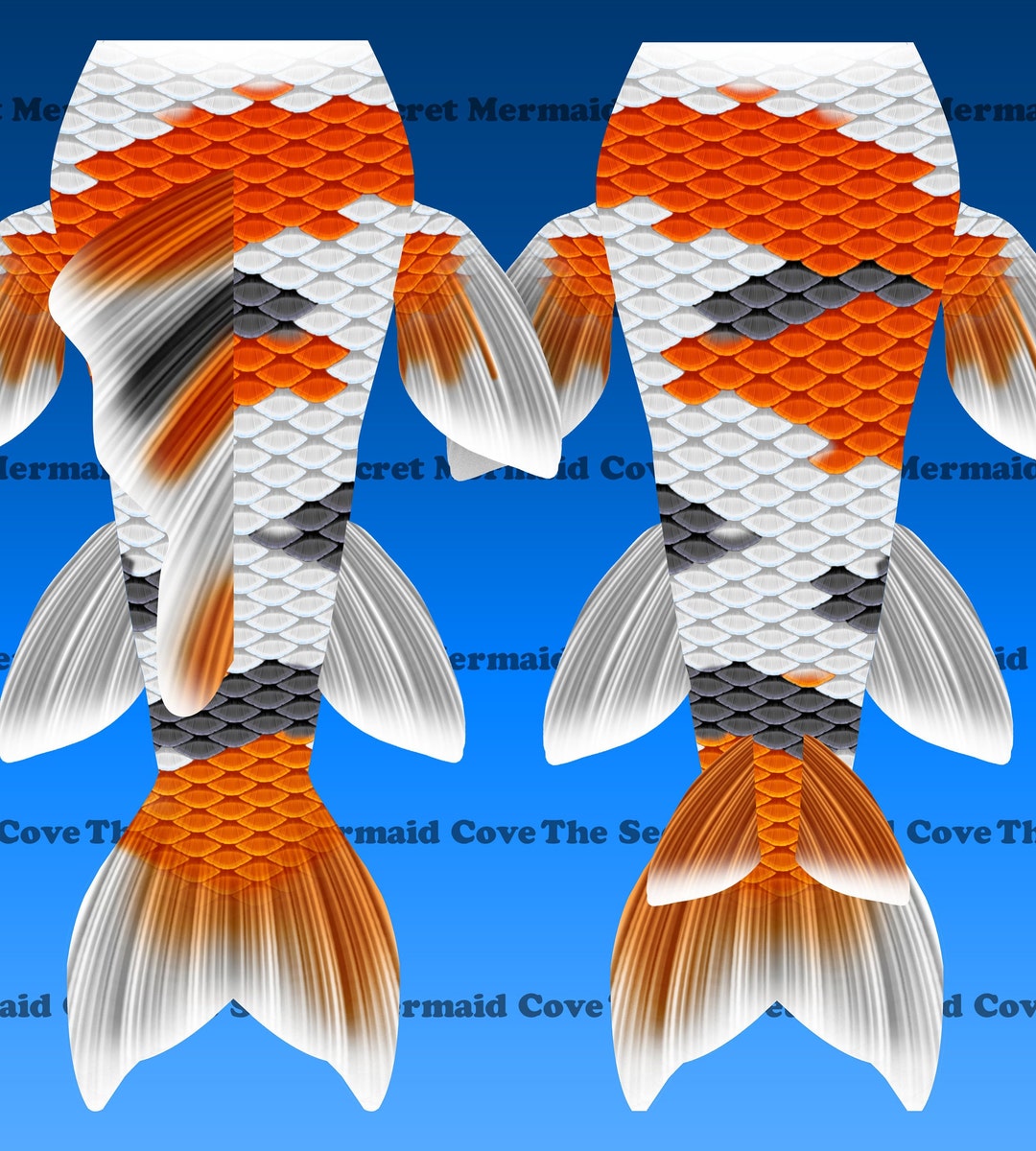 DIY Your Mermaid Tail, Monofin Moon, Candy Koi, Size S - Etsy