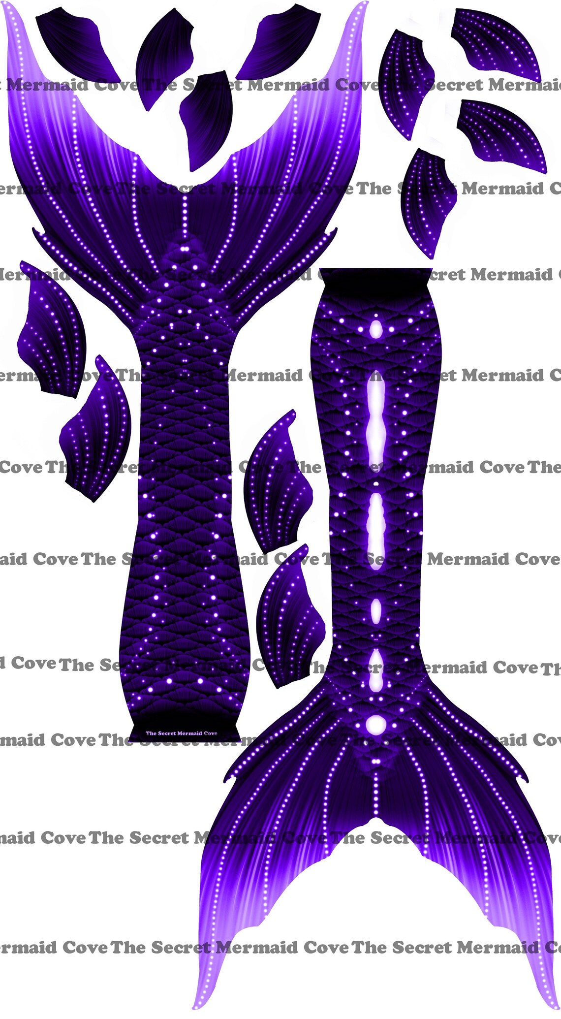 DIY Your Mermaid Tail, Fantasea Fin 3, Deep Water, Size M - Etsy
