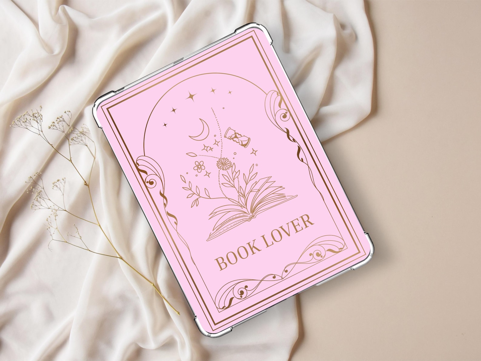 Pink Kindle Insert Minimalist Kindle Printable Aesthetic Kindle Insert ...