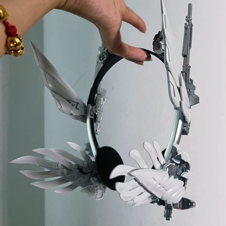 Handmade Tech-inspired Robot Cosplay Headset Accessories, Gundam Wing ...