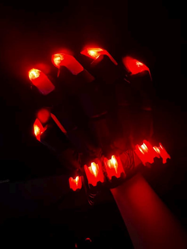 Self-design Luminous Cyberpunk Claws, Glowing Mechanical Claws ...