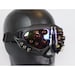 Self-design Cyberpunk Goggles With Lights, Glowing DJ Music Festival ...