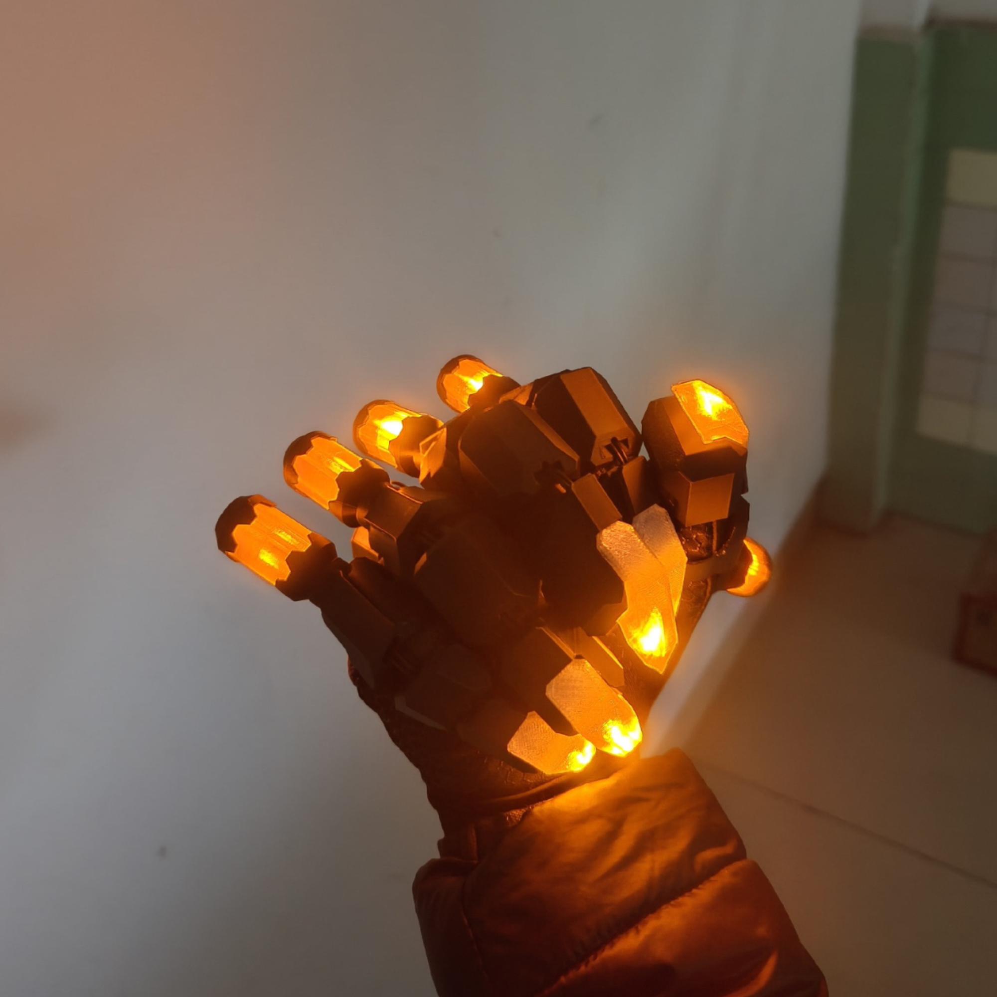 Self-design Luminous Cyberpunk Claws, Glowing Mechanical Claws ...