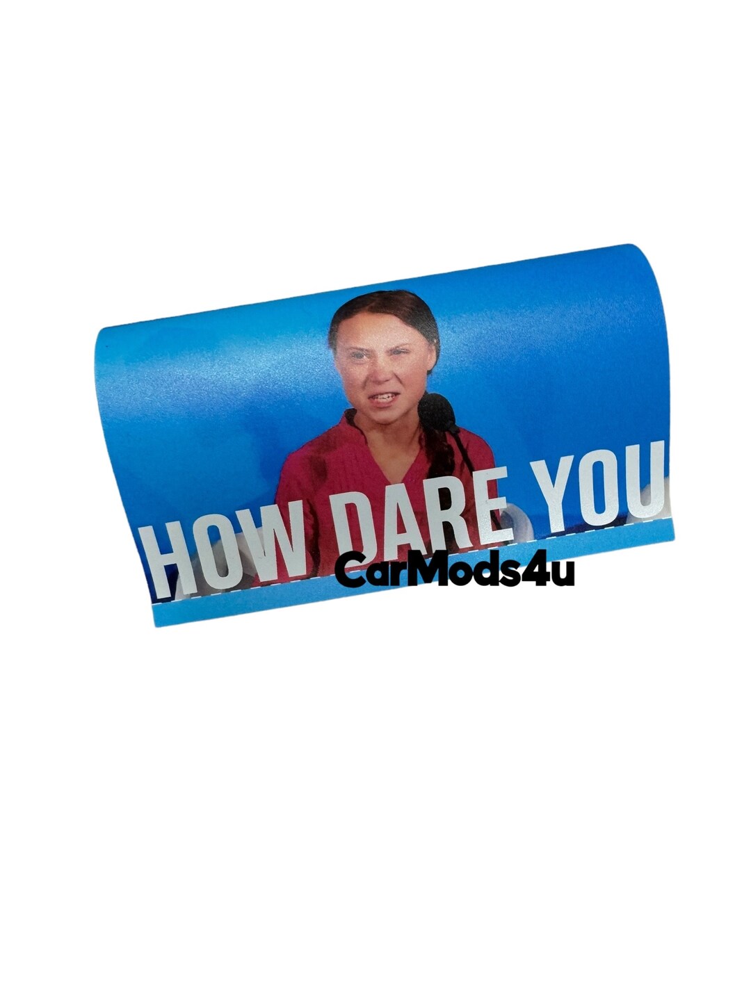 How Dare You Greta Thunberg Trunk Door Label Sticker Label Car Fun ...