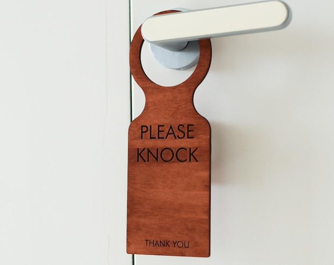 Welcome/do Not Disturb Door Hanger Sign PVC Double-sided Door Knob Hanger for Privacy in Bedroom ...