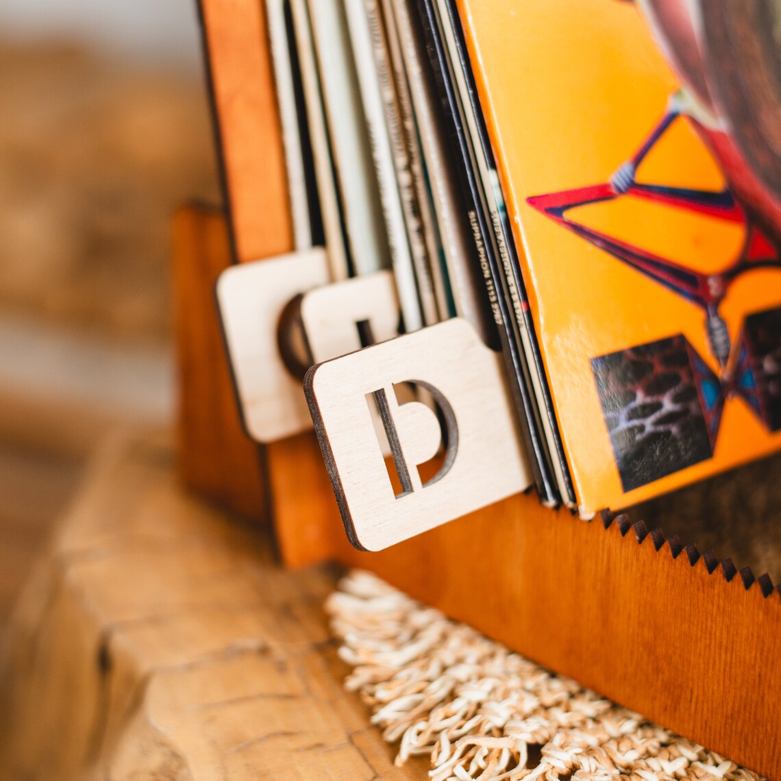 Vinyl Record Divider, Alphabet Record Dividers, Album Dividers, Wood ...