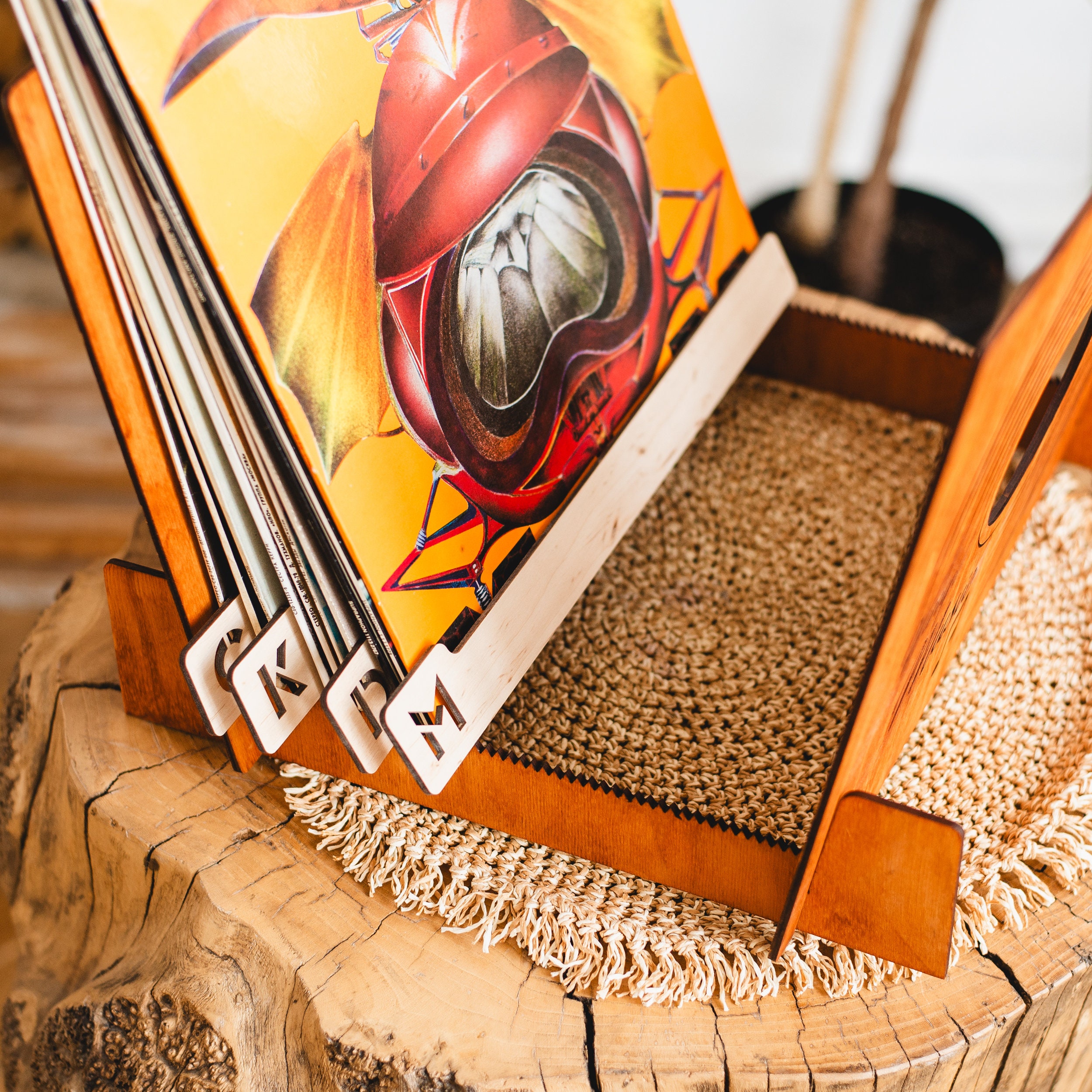 Vinyl Record Divider, Alphabet Record Dividers, Album Dividers, Wood ...