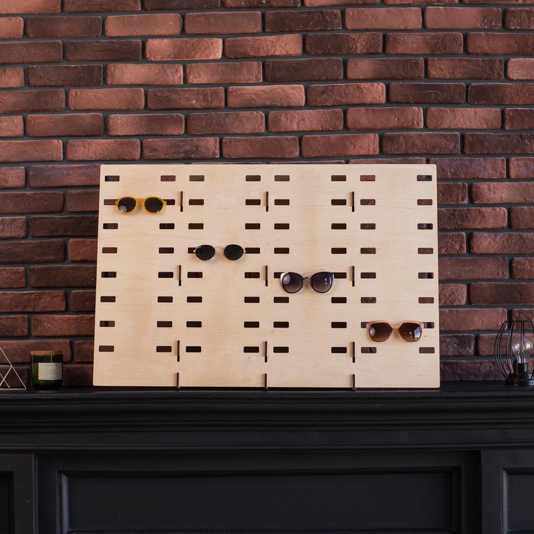 Wooden Glasses Stand, Sunglasses Display, Wood Glasses Holder ...