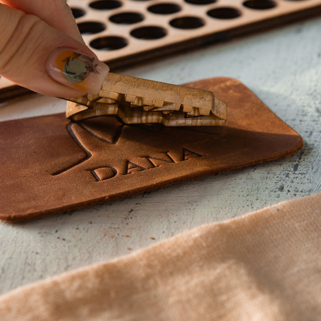 Custom Leather Brass Stamp, Leather Embossing Stamp, Custom Leather ...