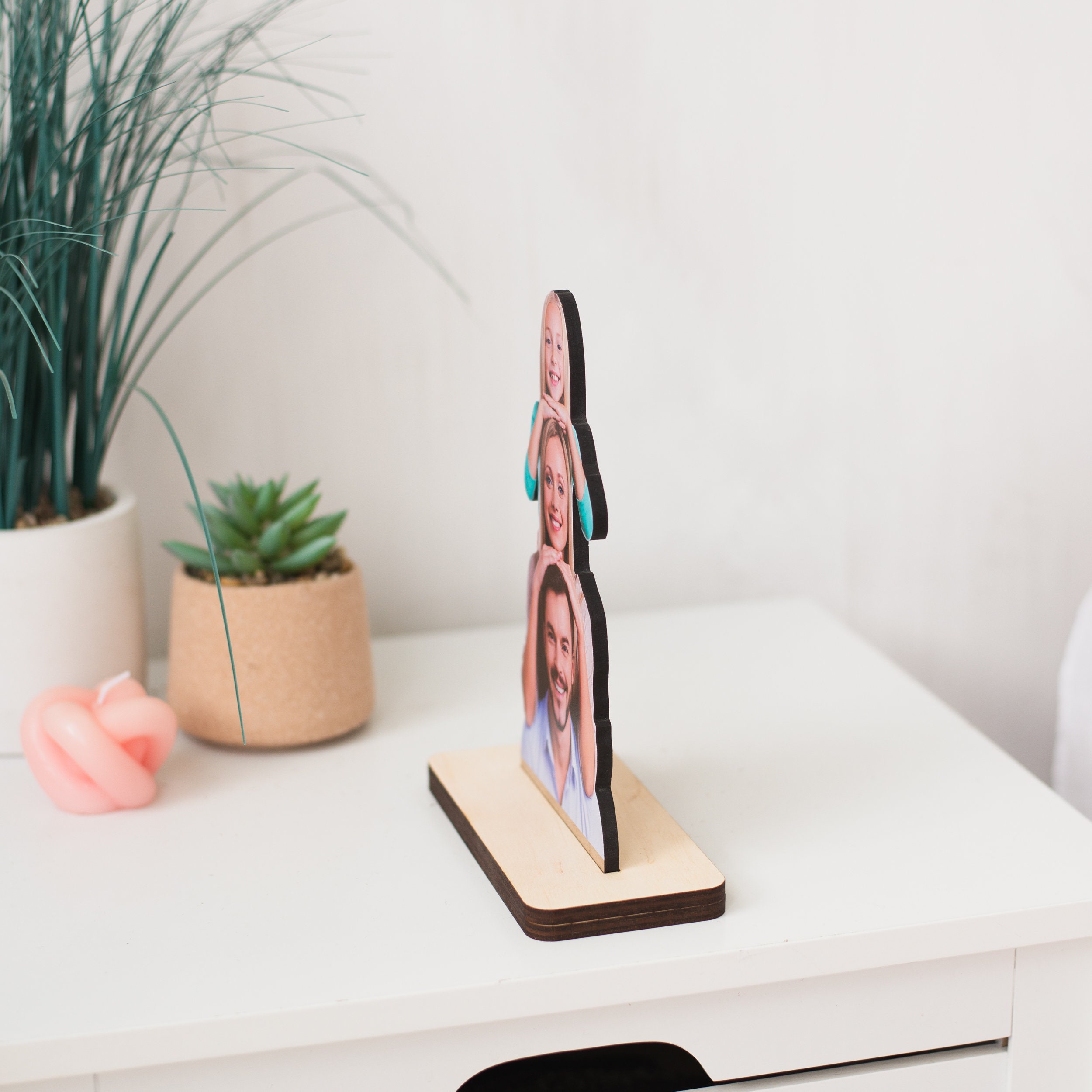 Custom Photo Statue, Wooden Photo Stand, Custom Picture Stand, Picture ...
