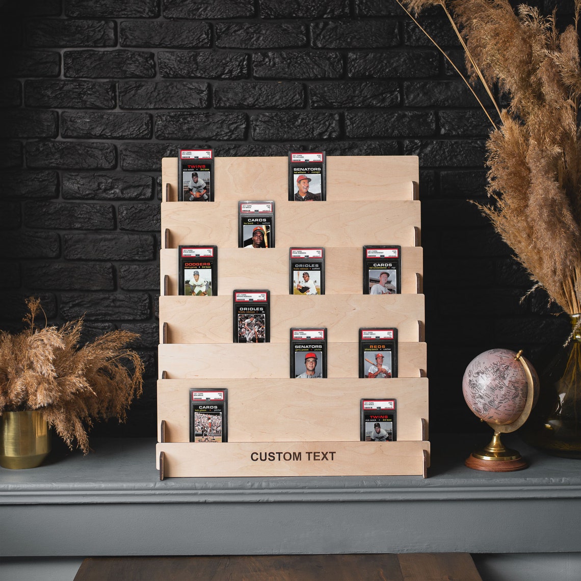 Baseball Card Display Case, Trading Card Display Stand, Baseball Card ...