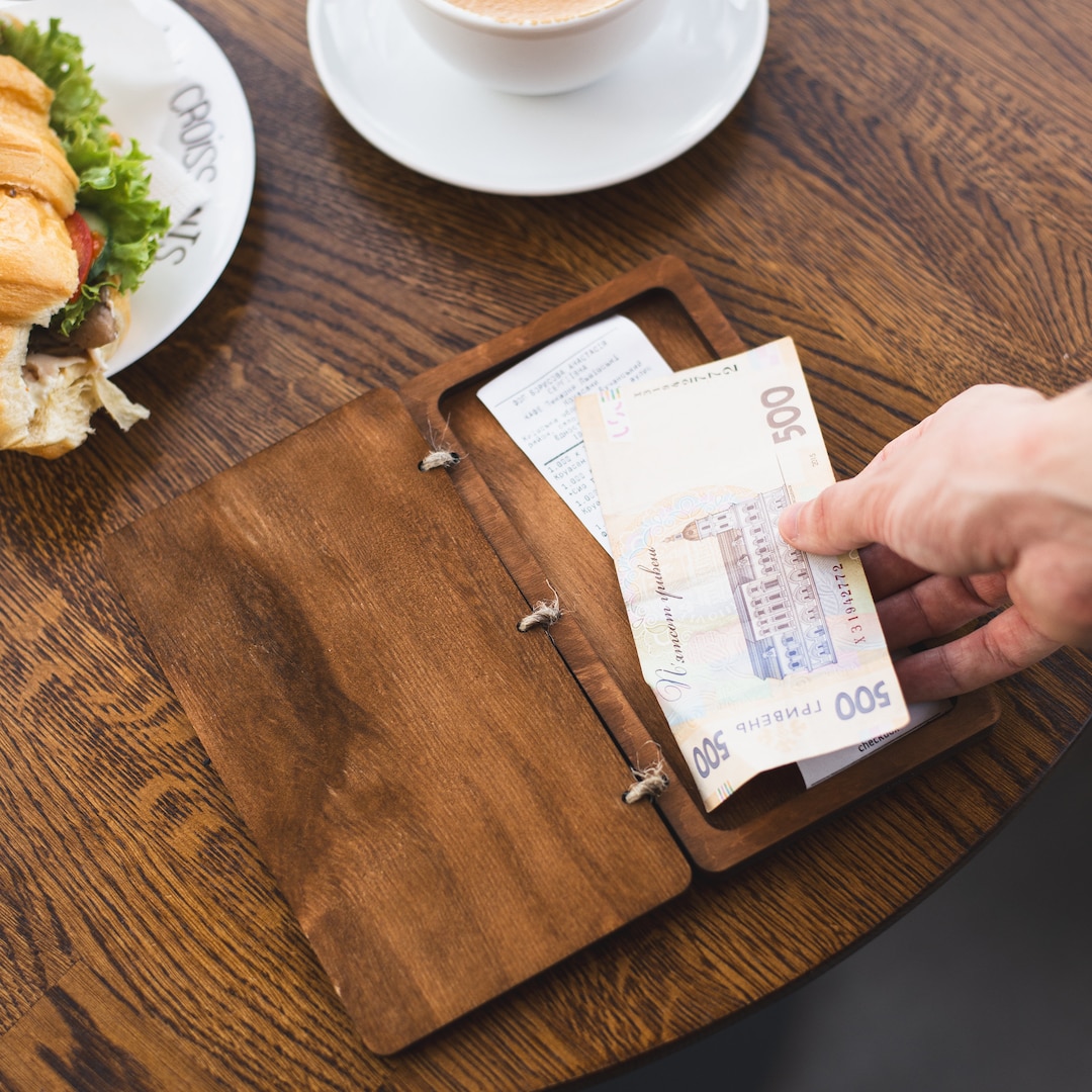 Check Presenter Wood, Custom Check Presenter, Check Holder, Check Box ...