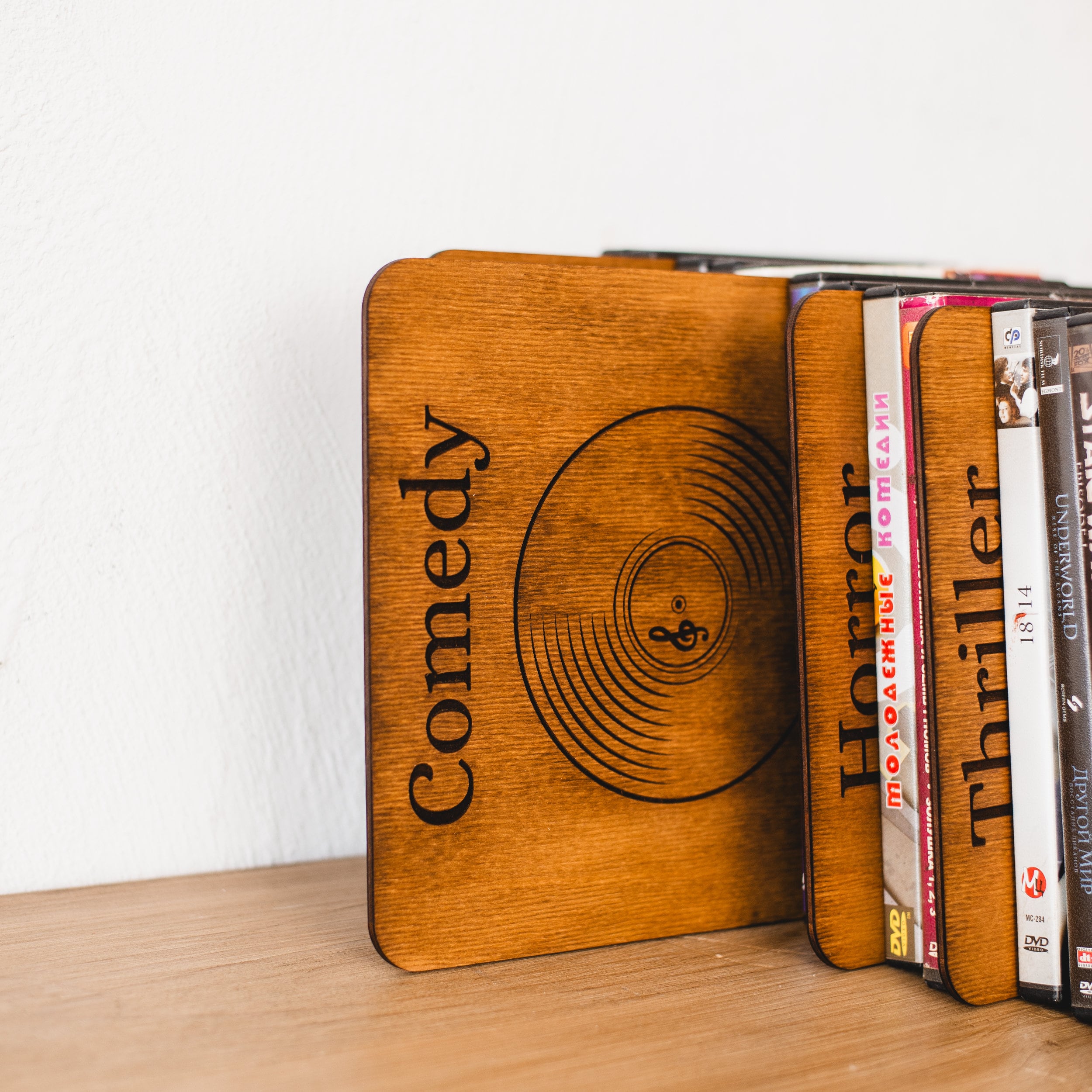 Dvd Dividers Personalized, Wooden Movie Dividers, Dvd Separators, Movie ...