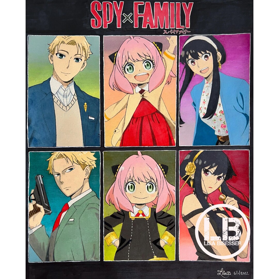 Spy X Family Forger Family *ART PRINT - Etsy