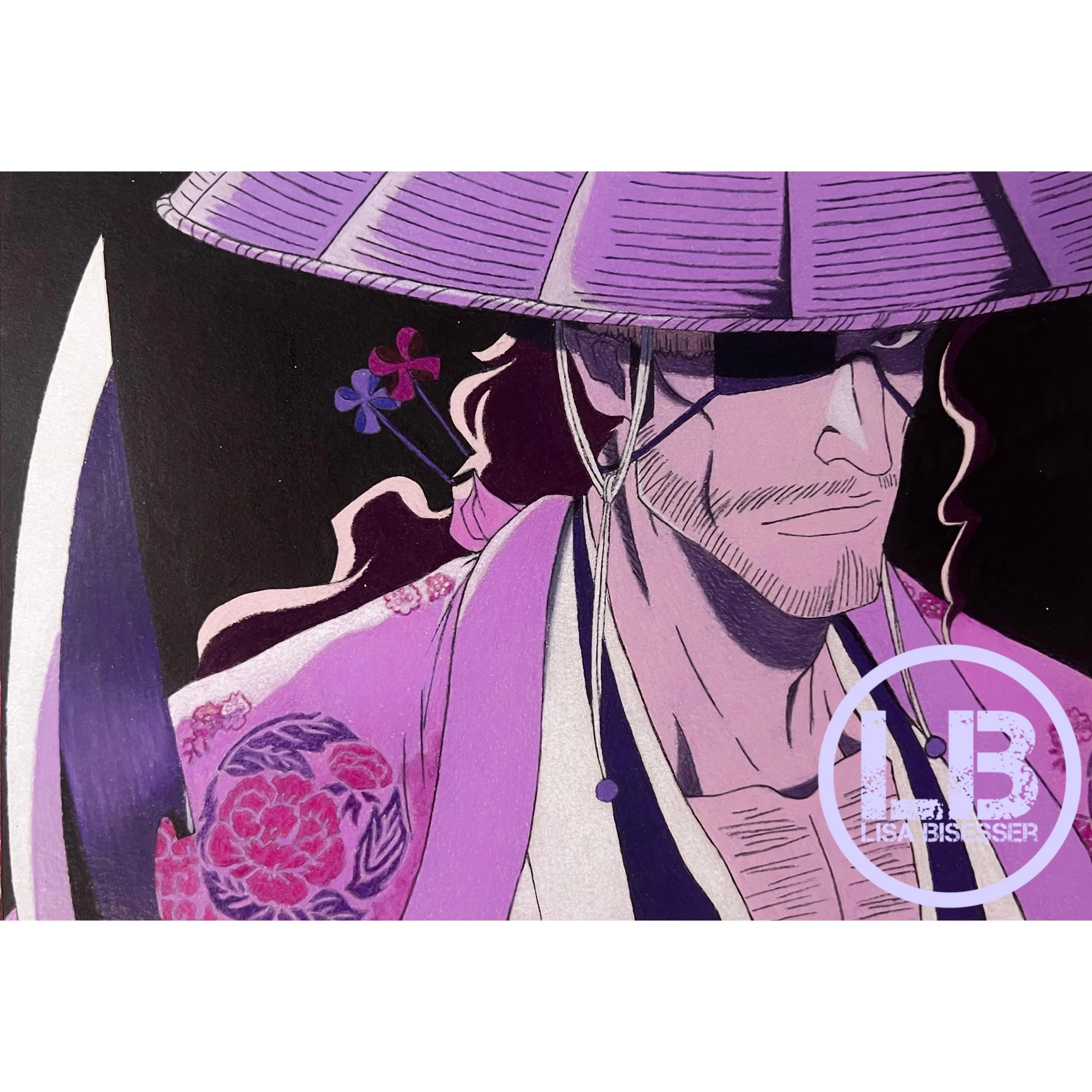 Captain Kyoraku *ART PRINT - Etsy