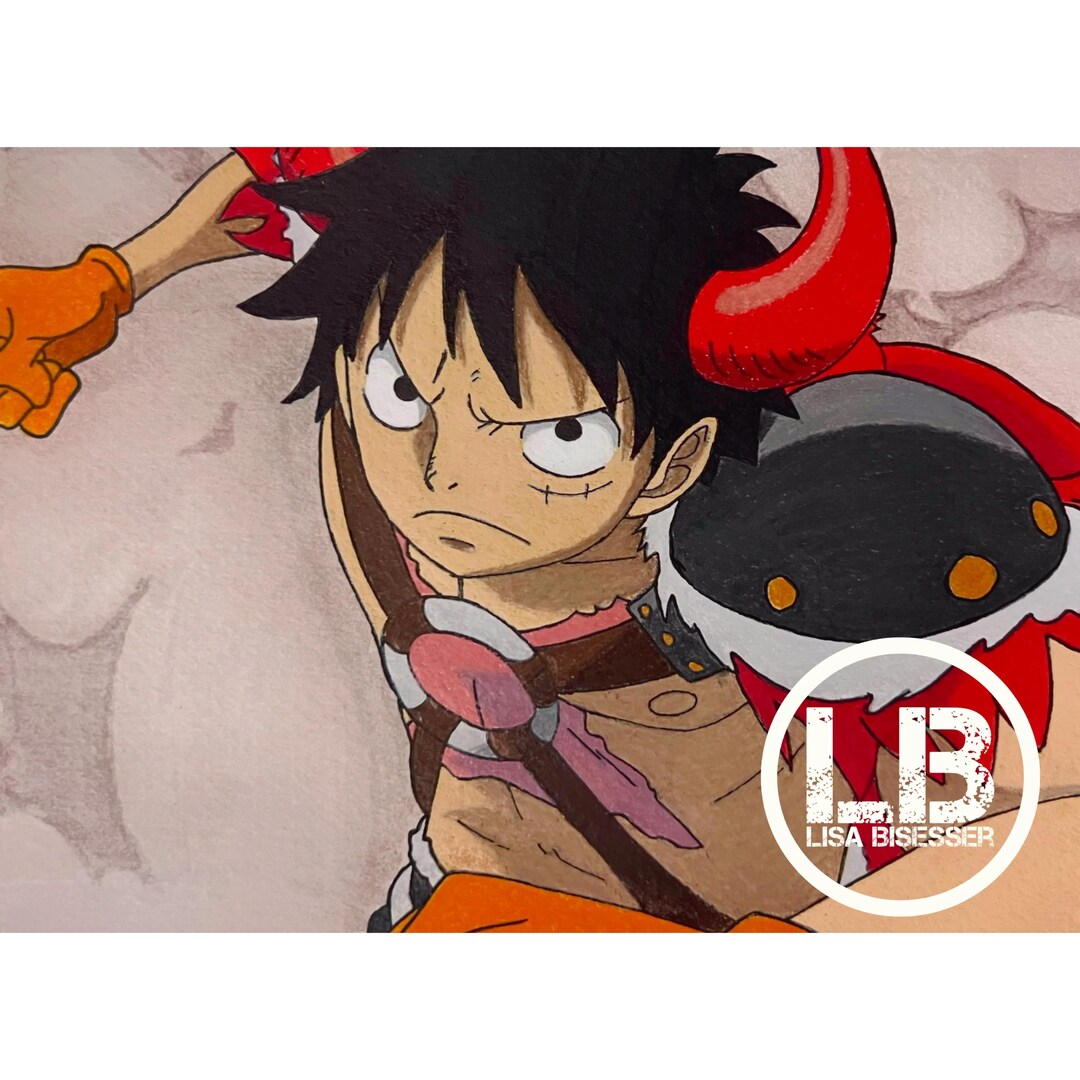 Luffy Beast Pirate *ART PRINT - Etsy