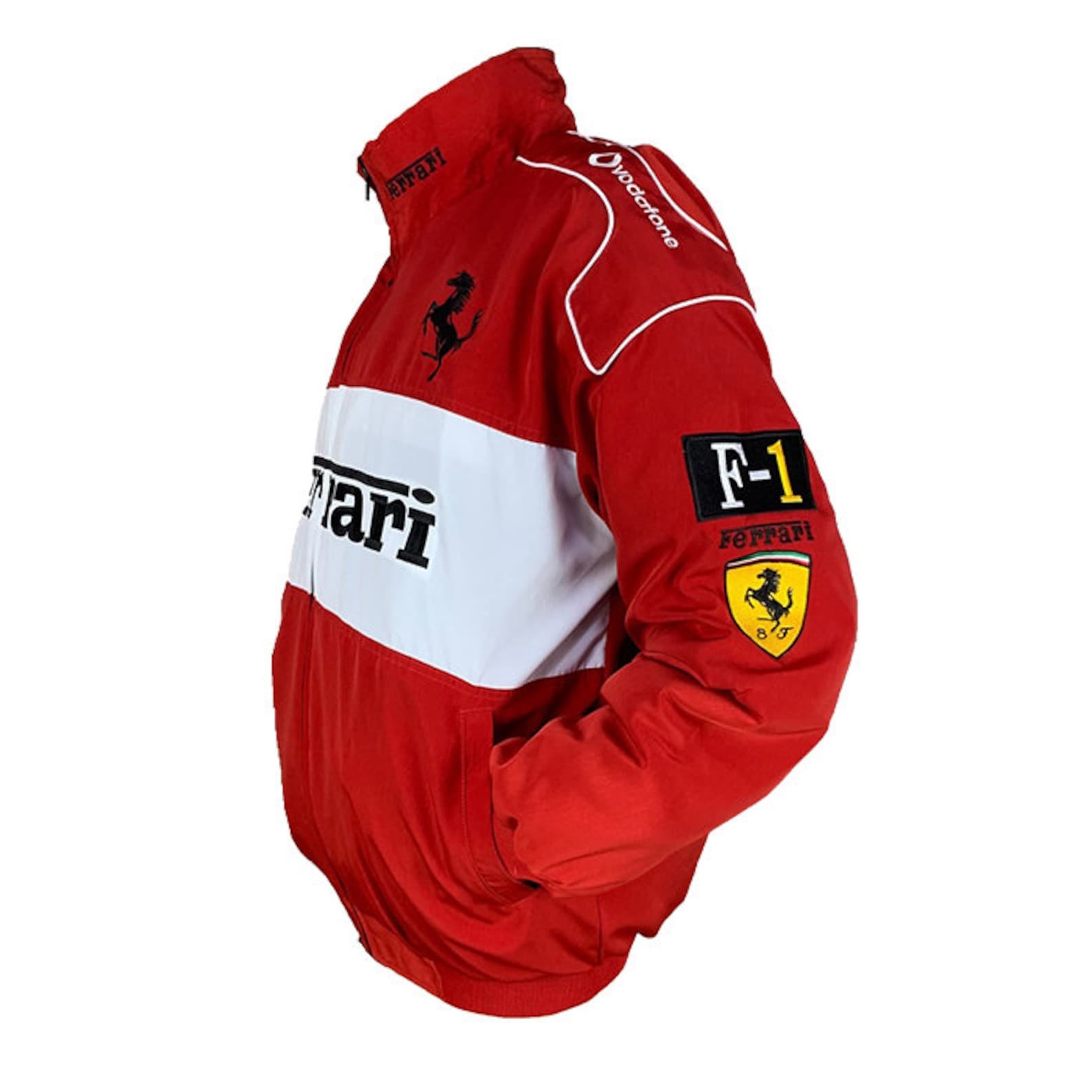 Ferrari Racing Jacket, NASCAR Jacket Vintage Jacket Racer Jacket Racing ...