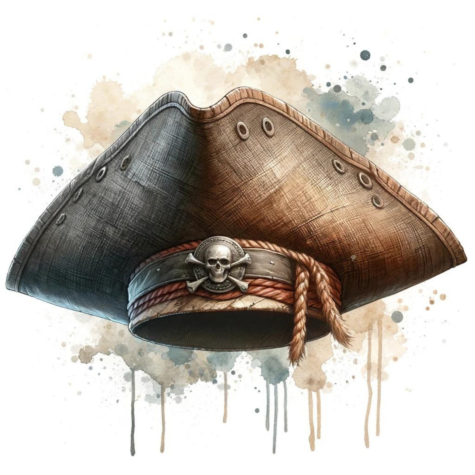 Junk Journal Ephemera Pack With Pirate Hat Clipart, Printable Art for ...