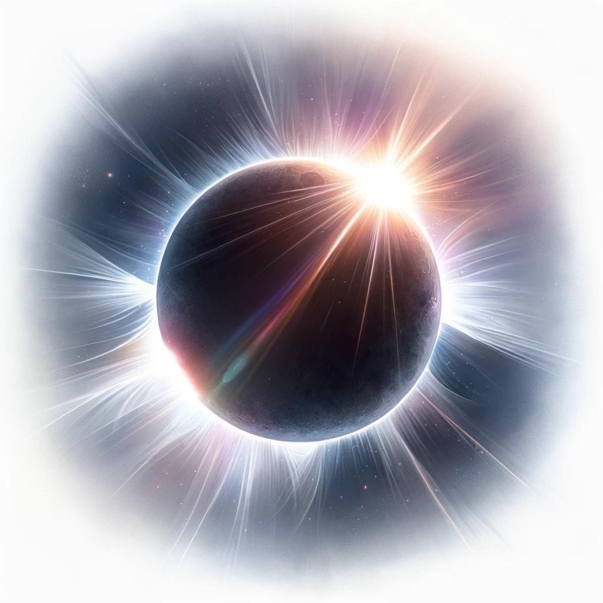 Total Solar Eclipse Clipart, Commercial Use, Paper Crafts, Digital ...