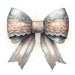 Retro Lace Bow Clipart, Shabby Chic Decor, Coquette Aesthetic Digital ...