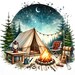 Camping Clipart Collection, Happy Camper Images for Summer Memories ...