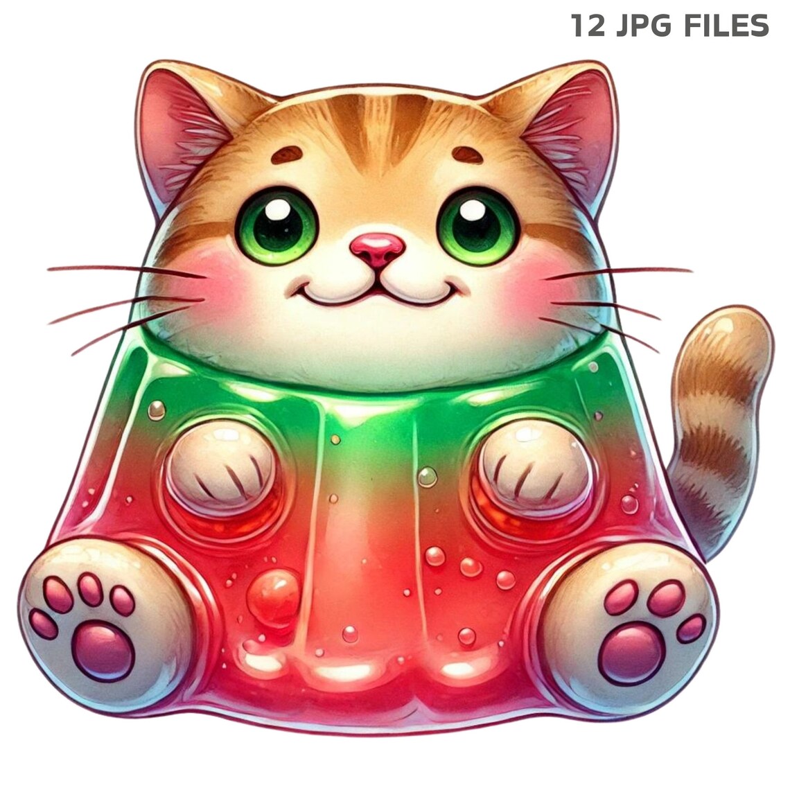 Funny Cats Watercolor Clipart Set,digital Crafting Scrapbook Images ...