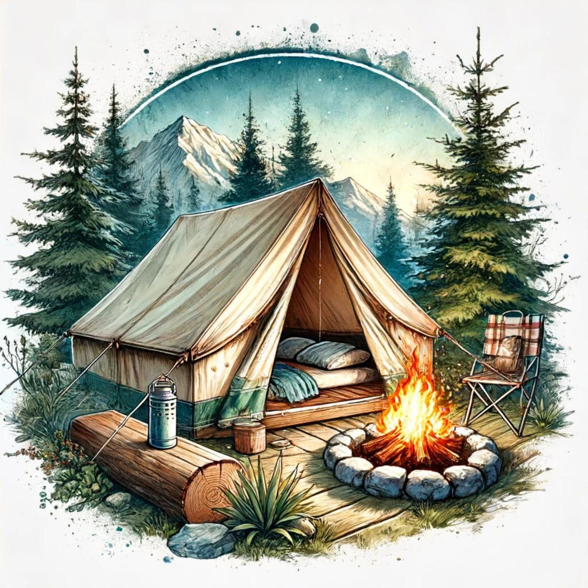 Camping Clipart Collection, Happy Camper Images for Summer Memories ...