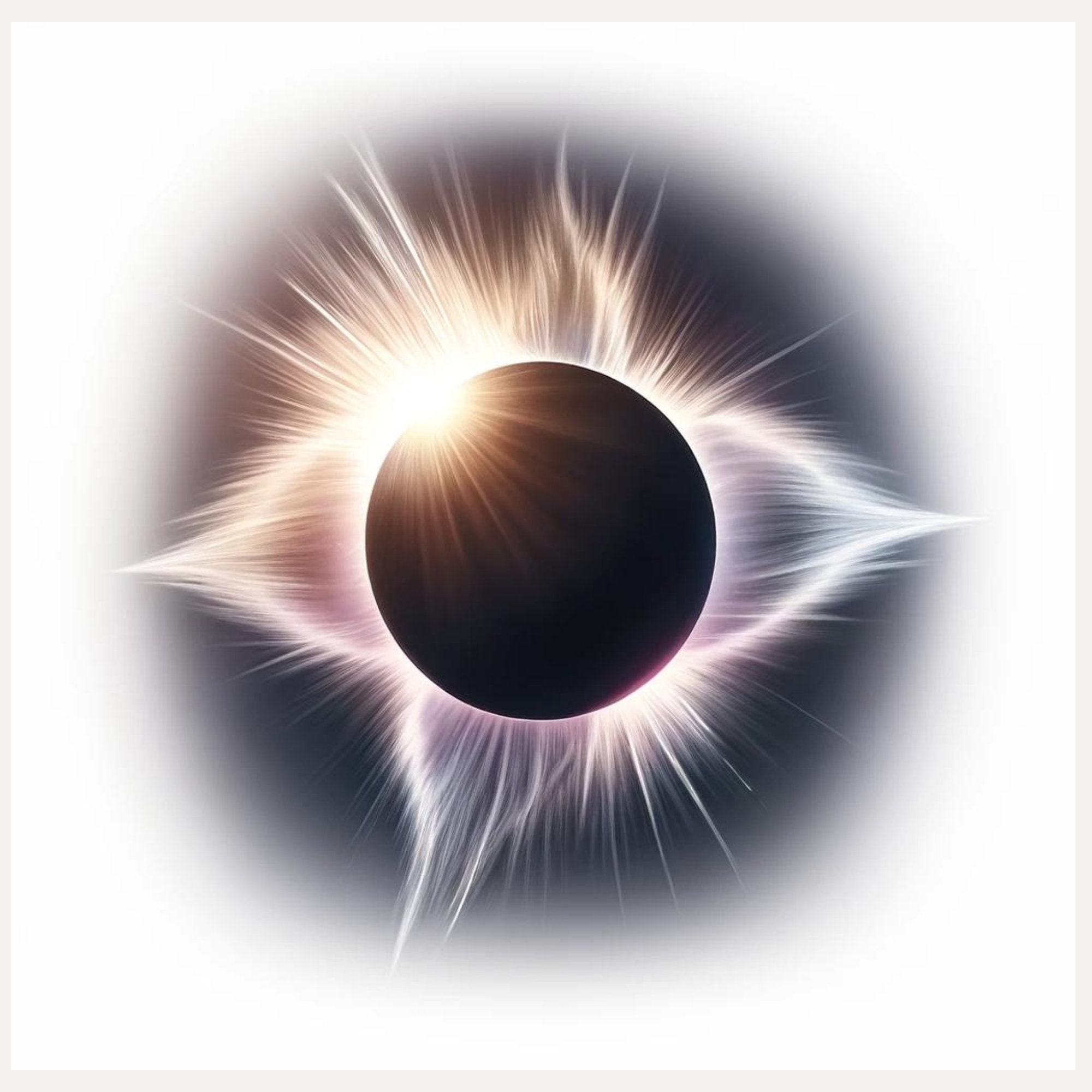 Total Solar Eclipse Clipart, Commercial Use, Paper Crafts, Digital ...